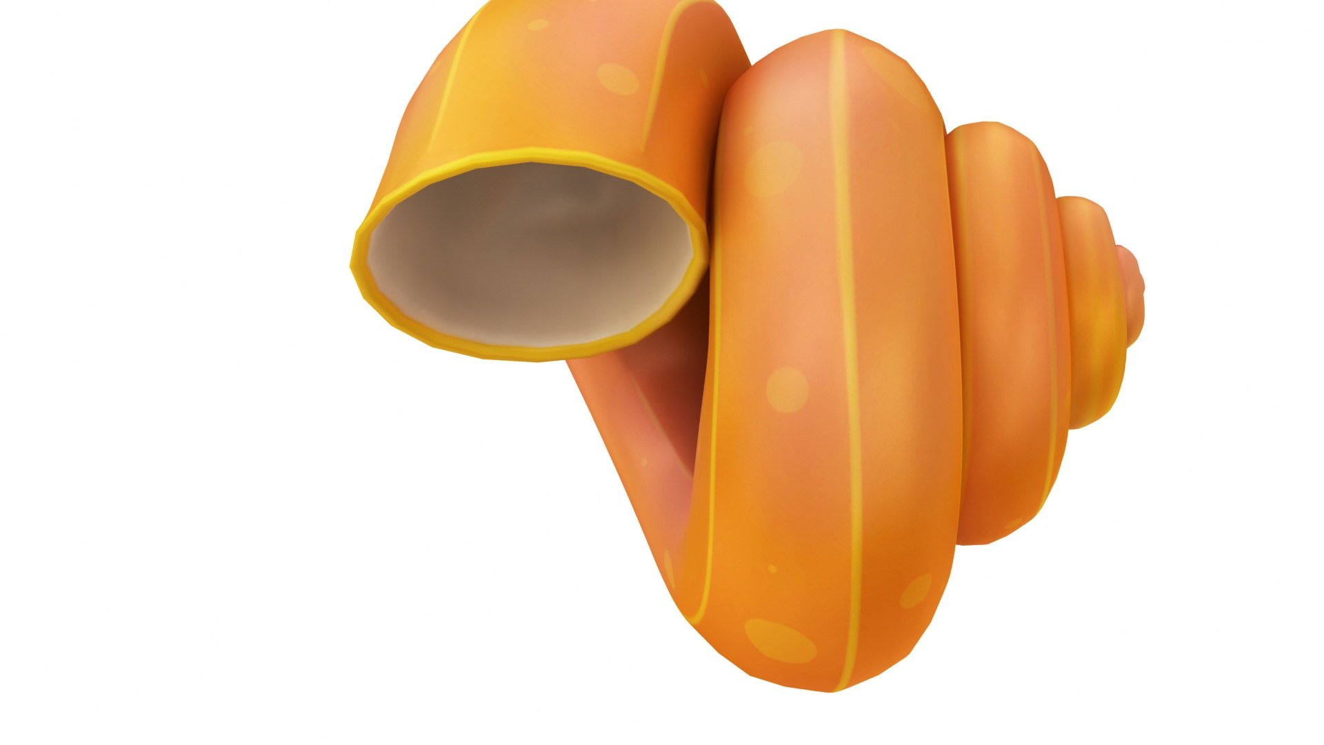 3D Cartoon Sea Shell 04 Model - TurboSquid 2088766