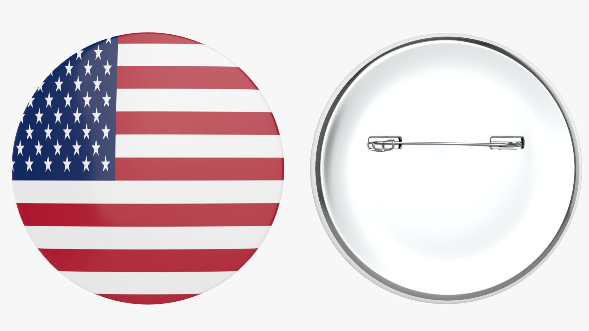 3D Flair Pin Flags Model - TurboSquid 1722045