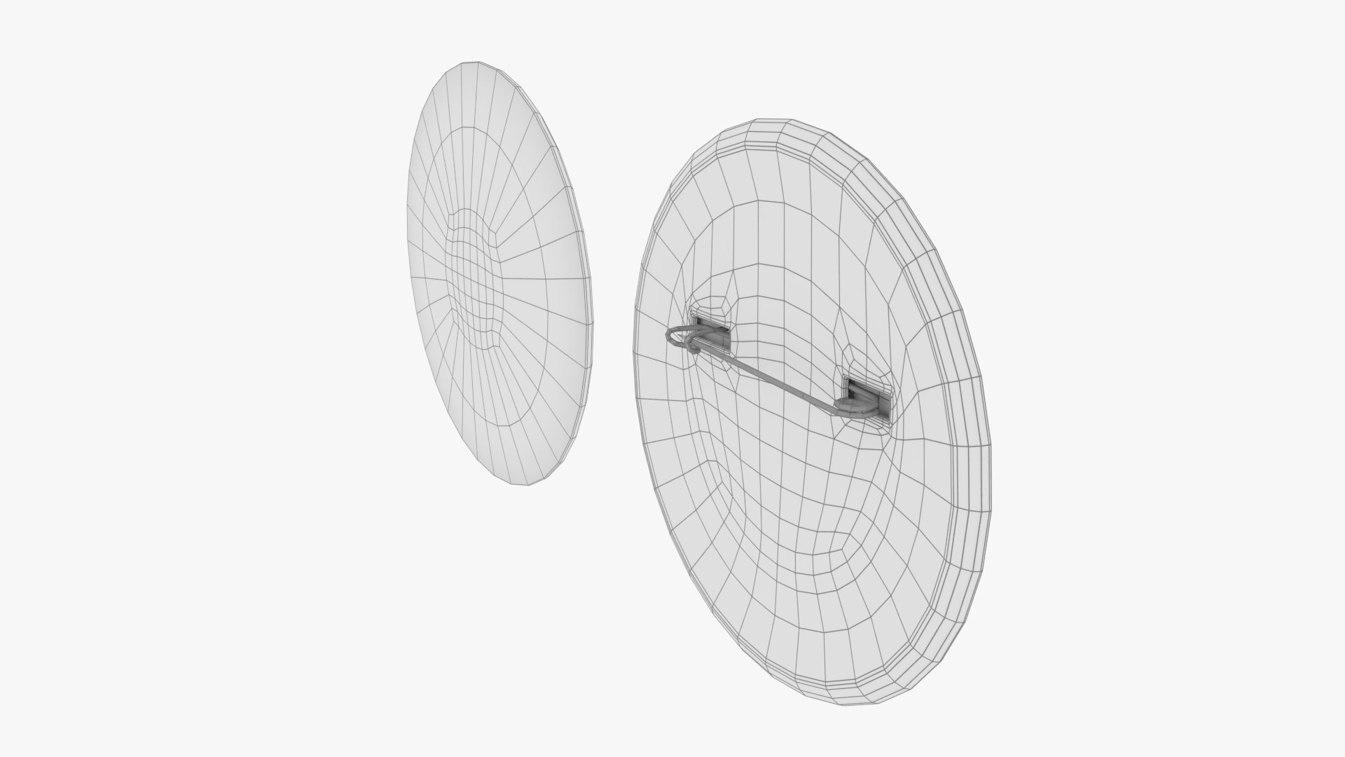 3D Flair Pin Flags Model - TurboSquid 1722045