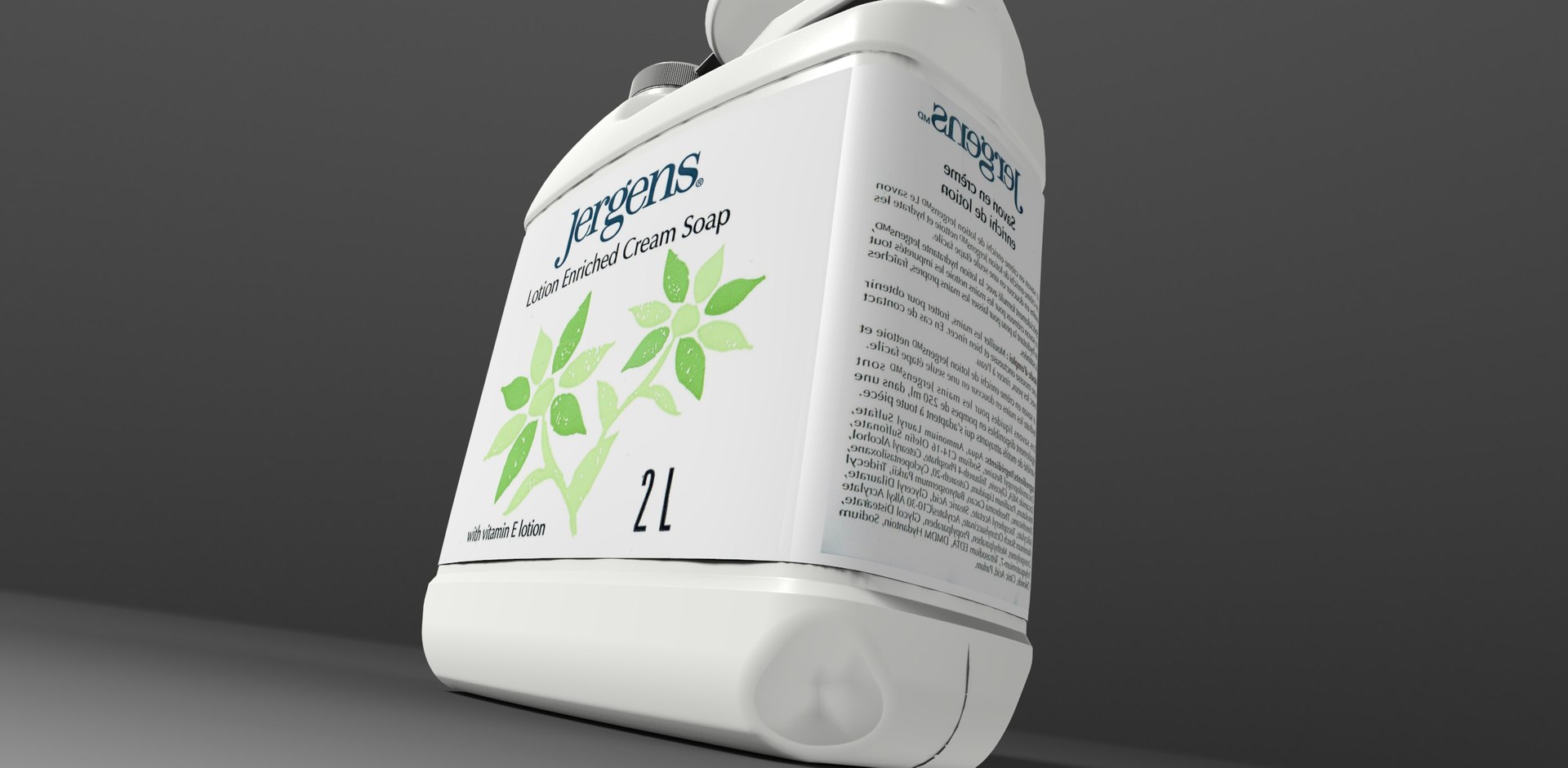 3d Model Jergens Soap