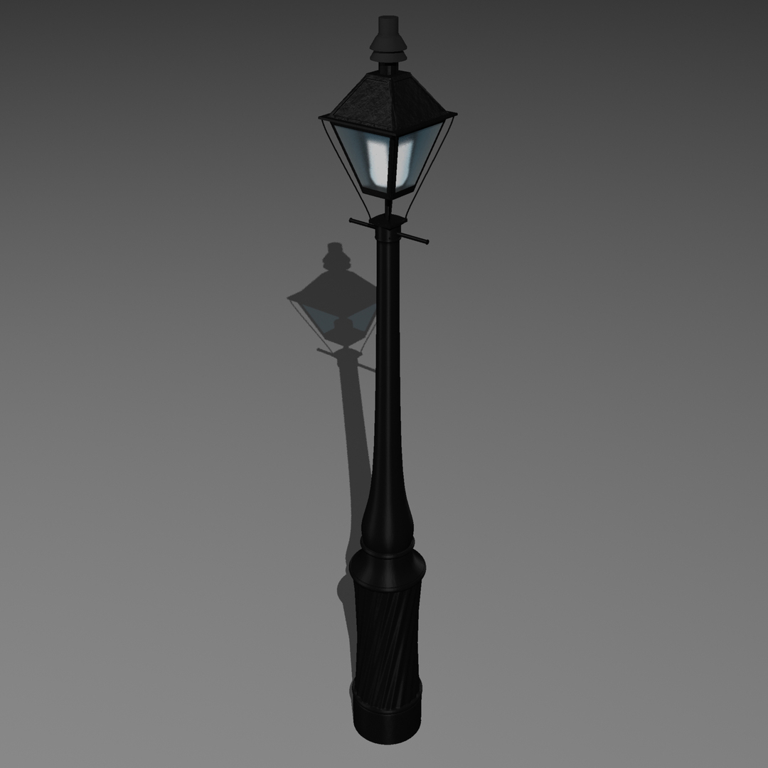streetlamp streetlight 3d obj
