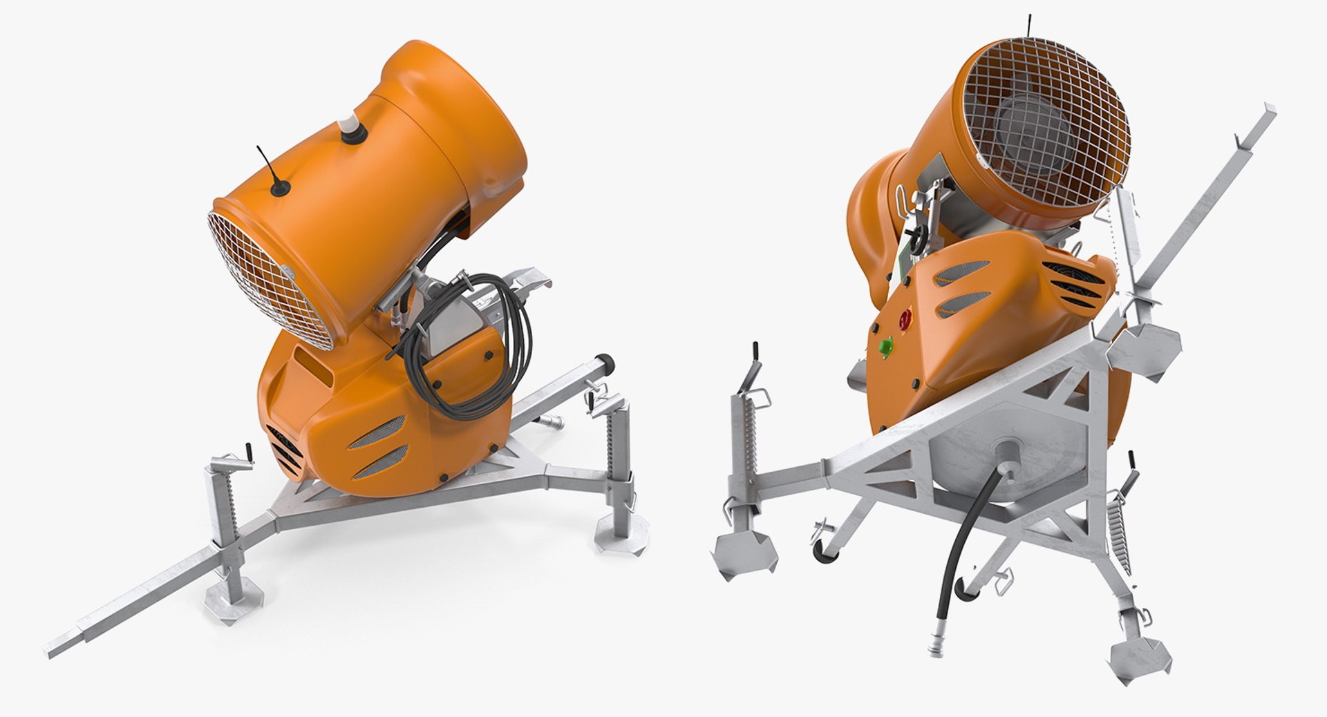 Snowmaking Snow Cannon Platform 3D - TurboSquid 1415724