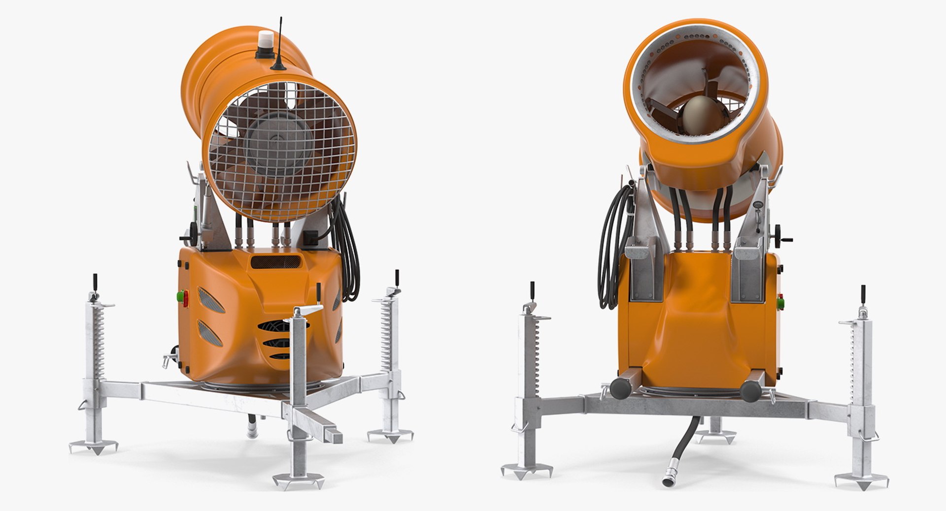 Snowmaking Snow Cannon Platform 3D - TurboSquid 1415724