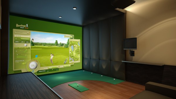 3d modern golf simulator