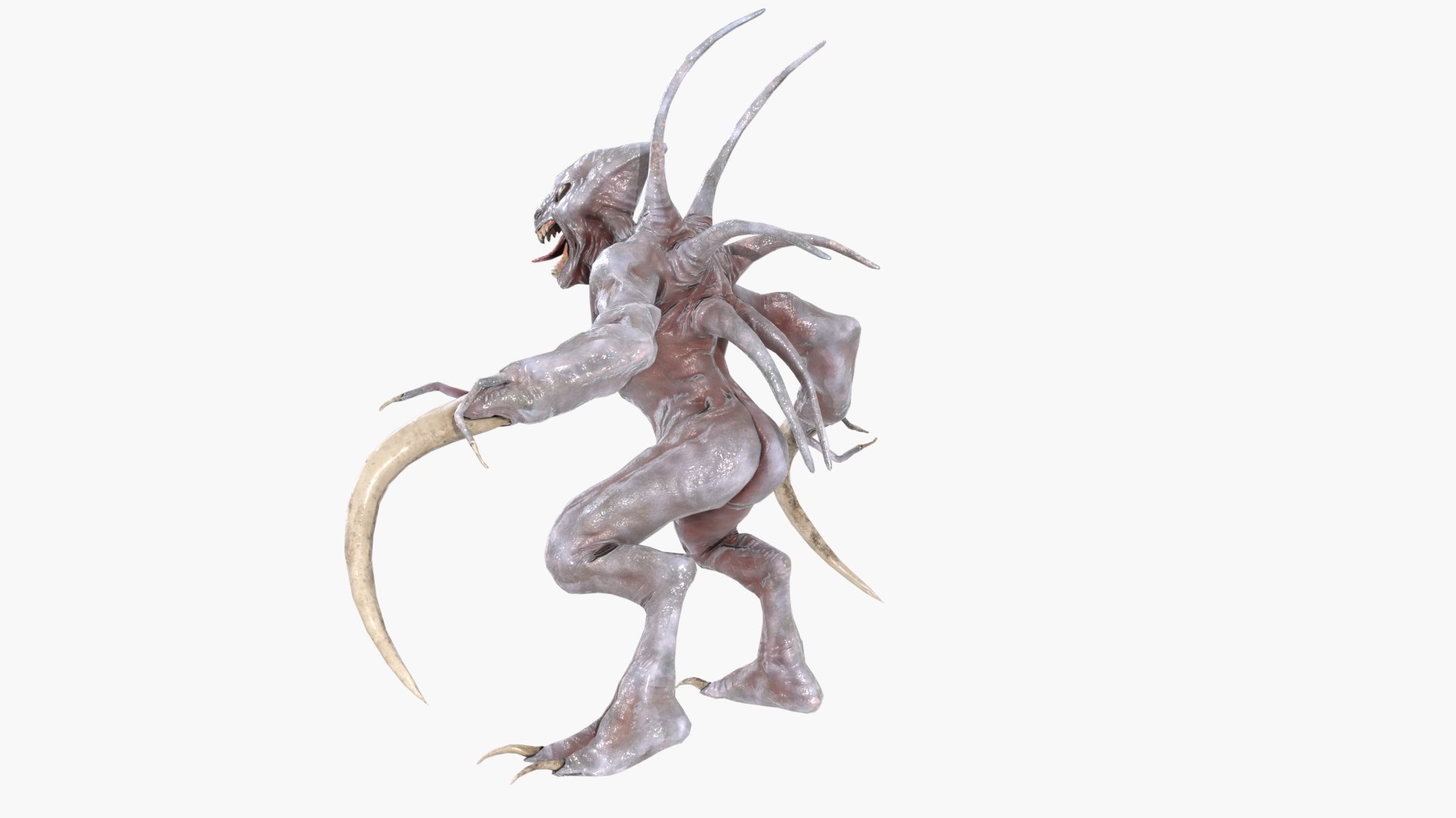 3D Agile Alien Monster Creature - TurboSquid 1701364