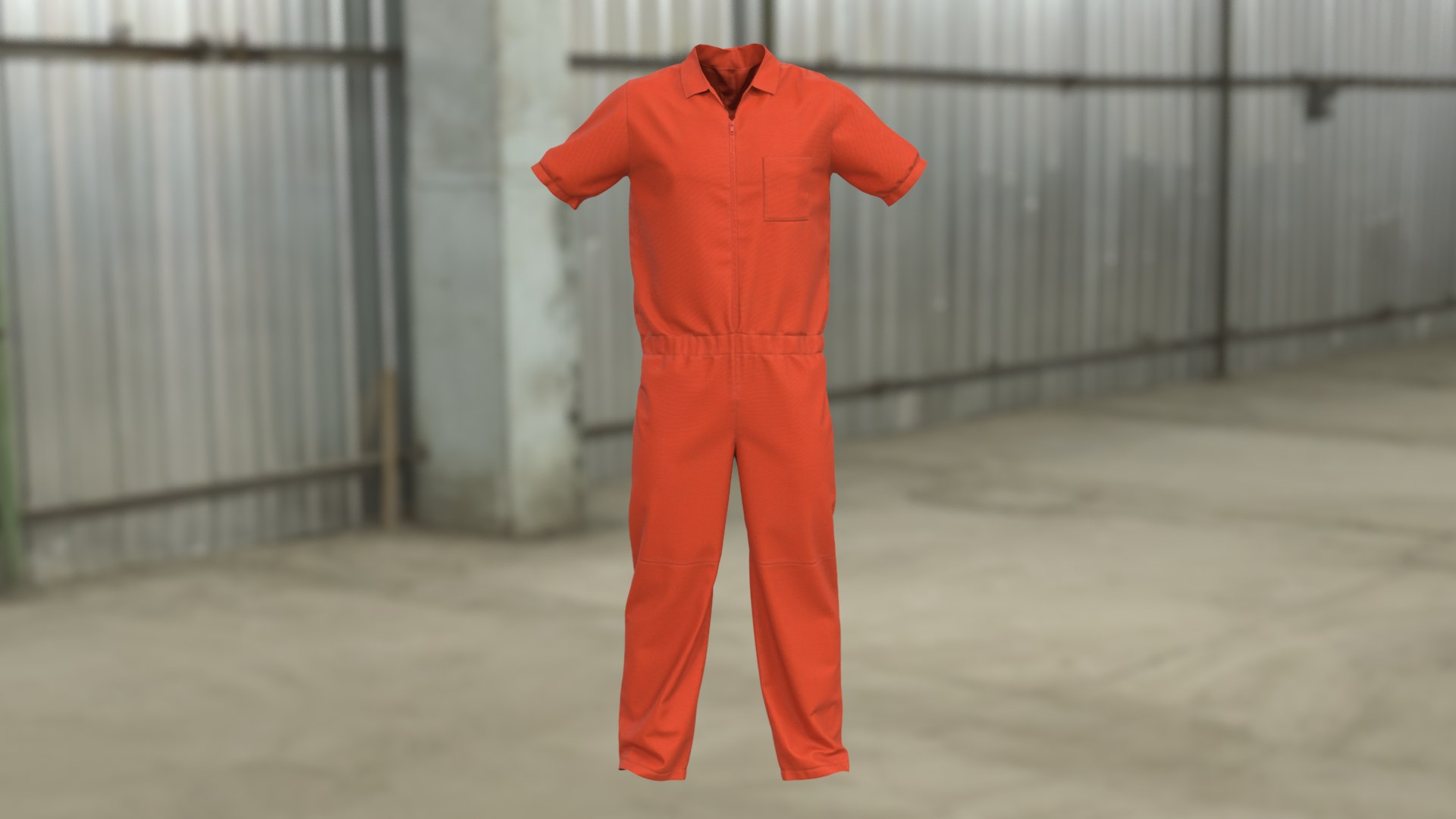 3D Prison Overalls Collection 02 - TurboSquid 2052384