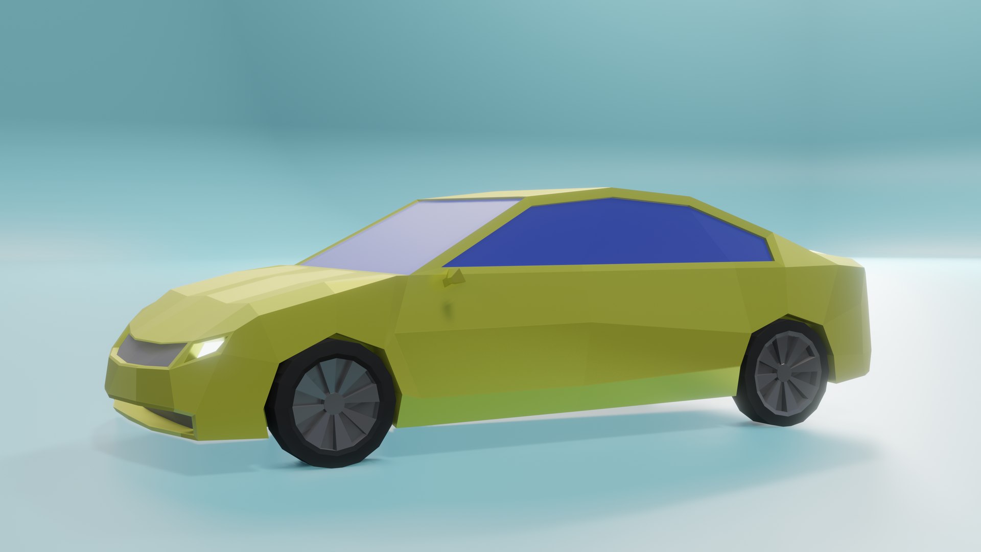 3D Low Poly Simple Car 3d Model - TurboSquid 1737595