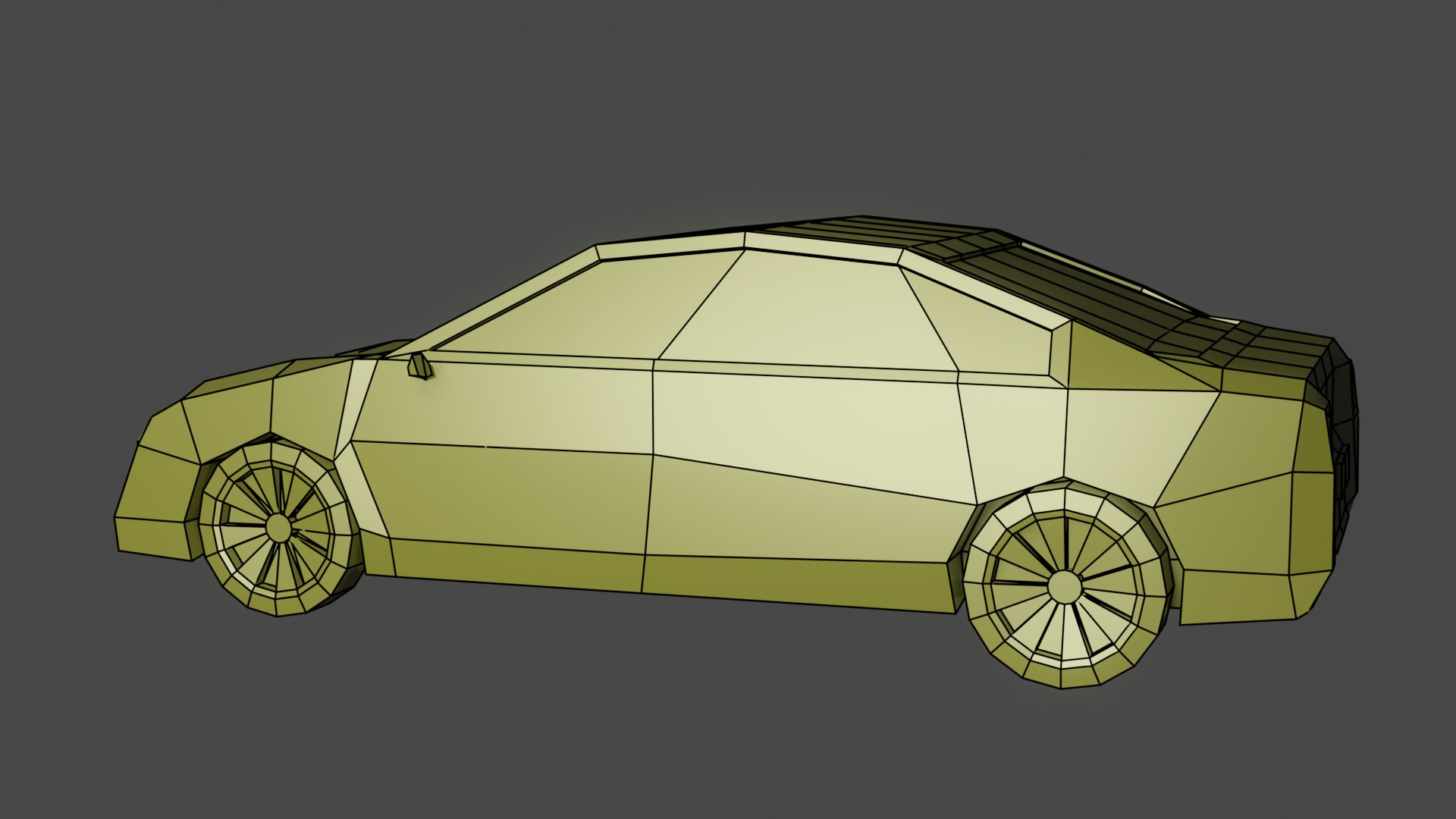 3D Low Poly Simple Car 3d Model - TurboSquid 1737595