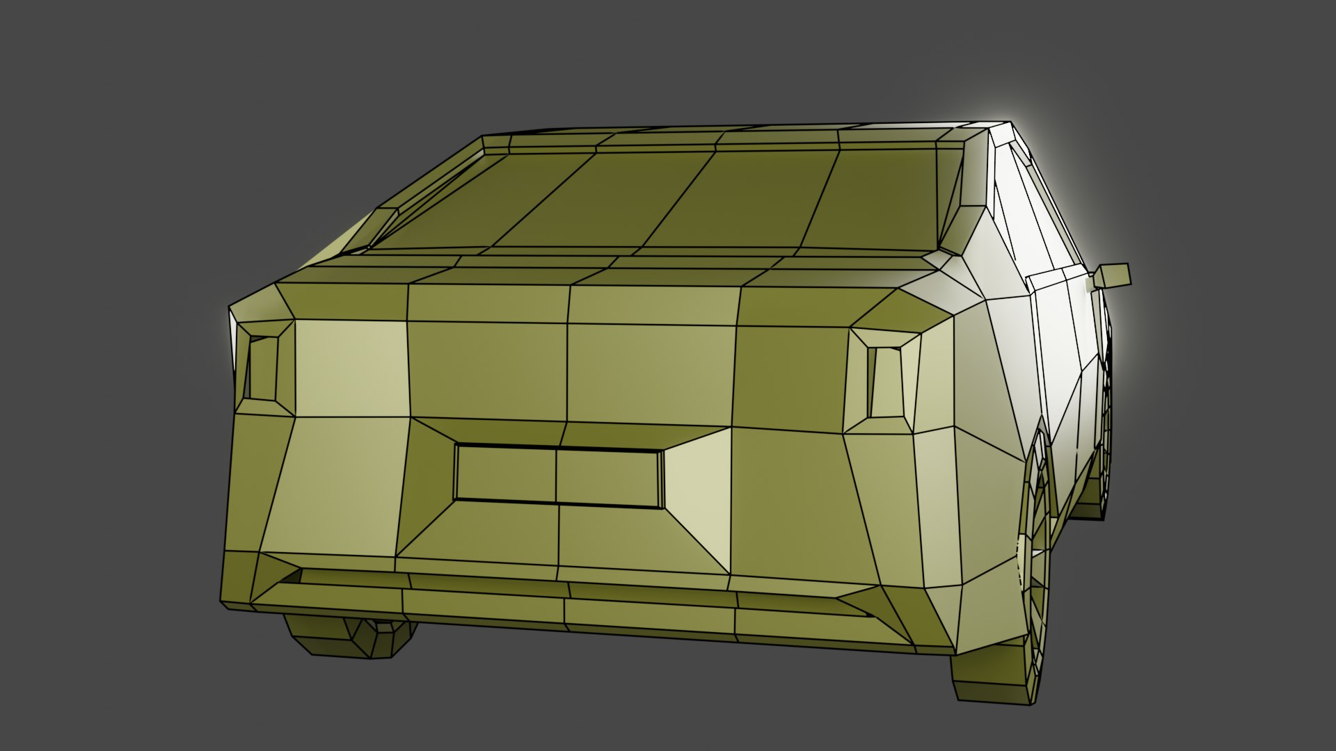 3D Low Poly Simple Car 3d Model - TurboSquid 1737595