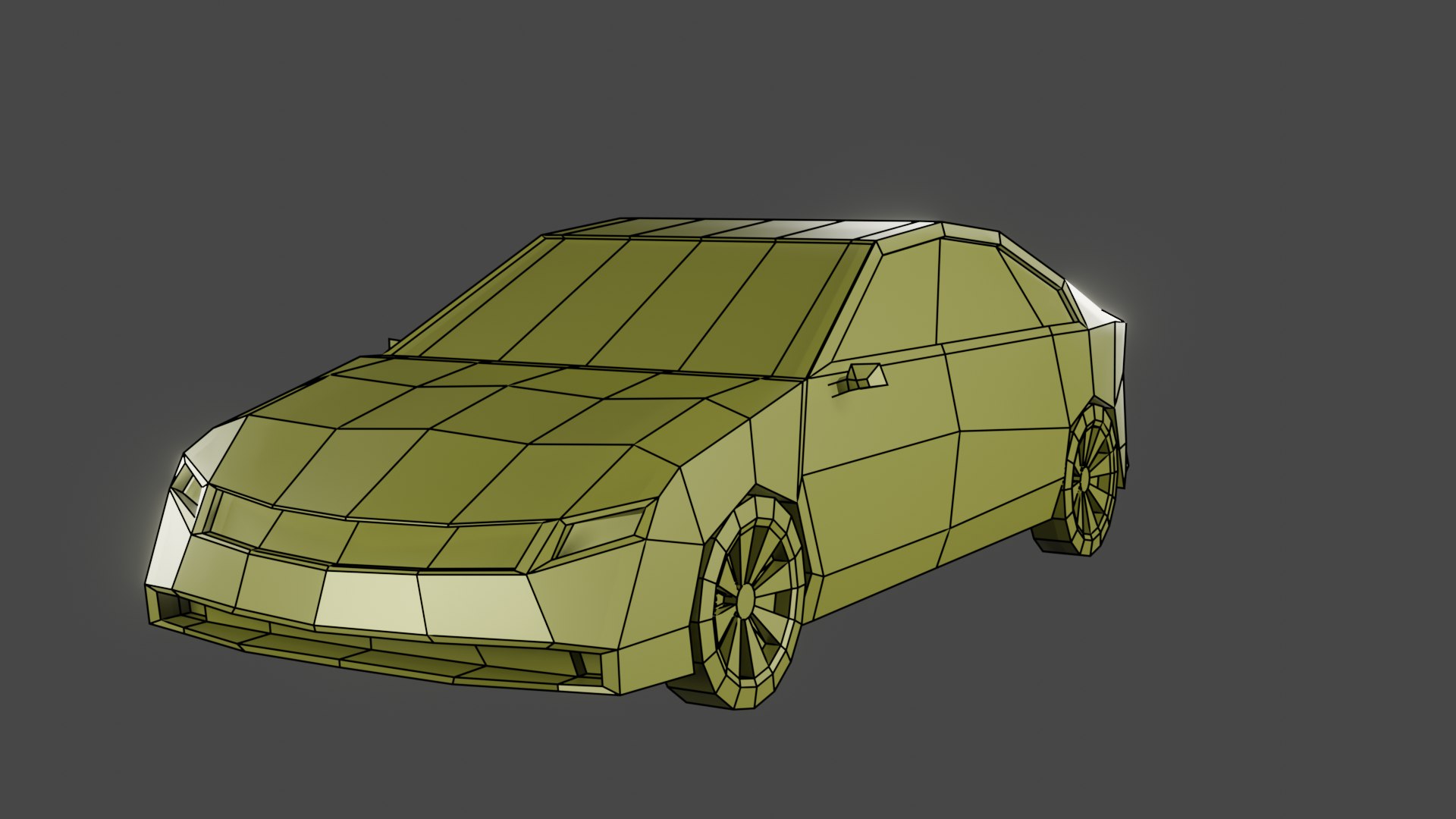 3D Low Poly Simple Car 3d Model - TurboSquid 1737595