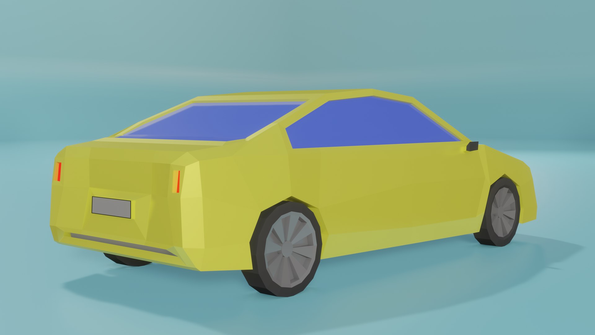3D Low Poly Simple Car 3d Model - TurboSquid 1737595