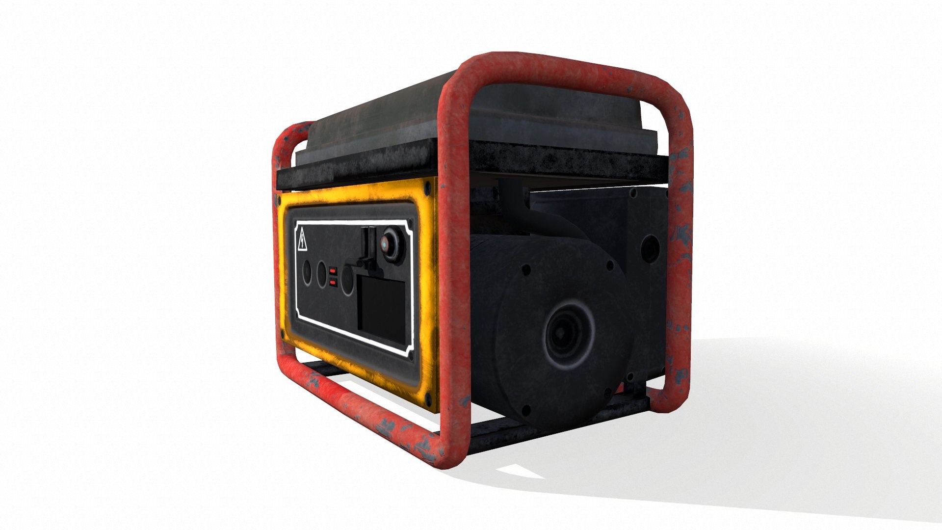 Electric Generator Portable 3D Model - TurboSquid 2324088
