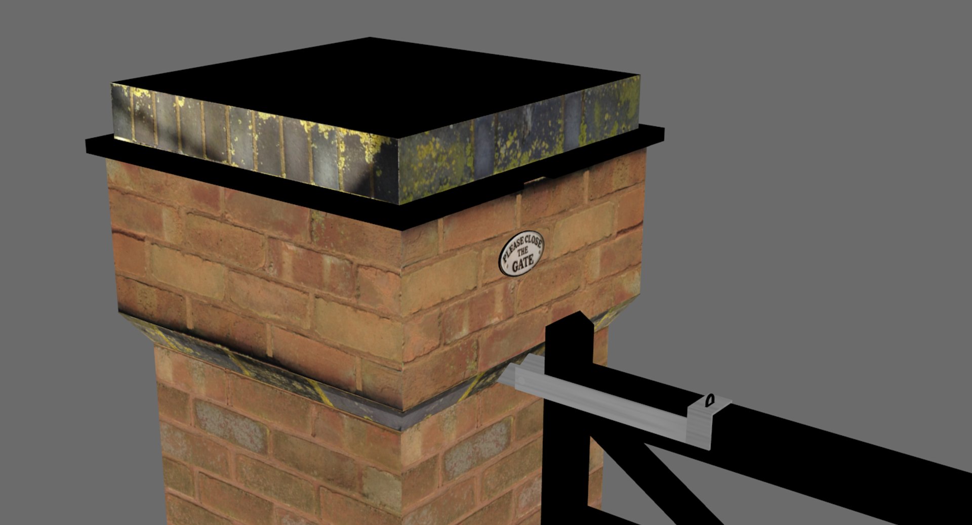 Farm House Gate 3D - TurboSquid 1393269