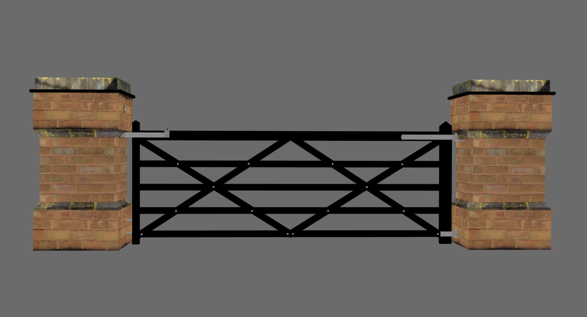 Farm House Gate 3D - TurboSquid 1393269
