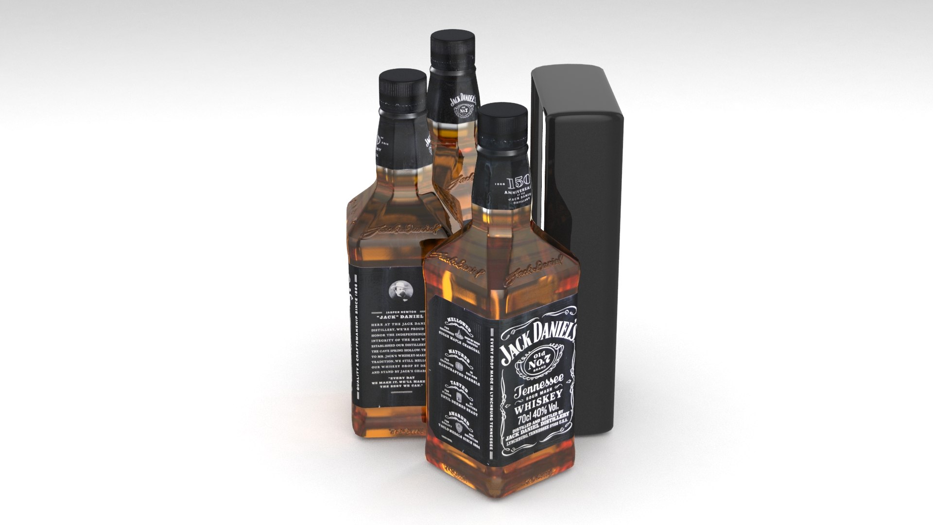 3D Bourbon Whiskey Alcohol Model - TurboSquid 1190585