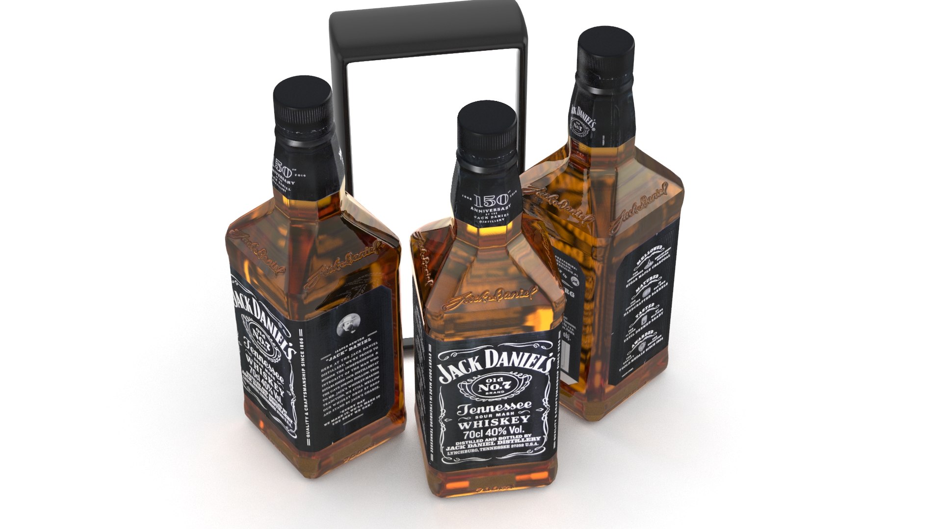 3D Bourbon Whiskey Alcohol Model - TurboSquid 1190585
