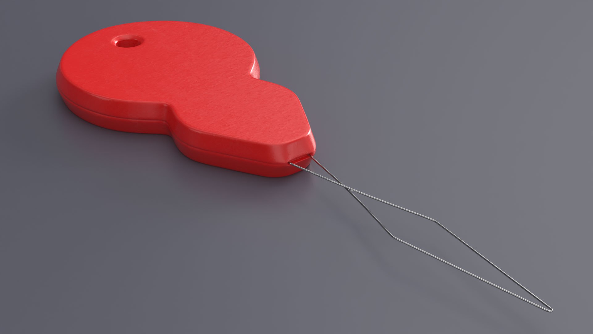 Needle Threader Red 3D Model - TurboSquid 2388992