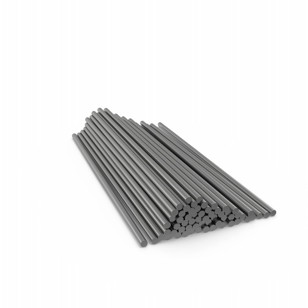 3D Steel Round Bars - TurboSquid 2090860