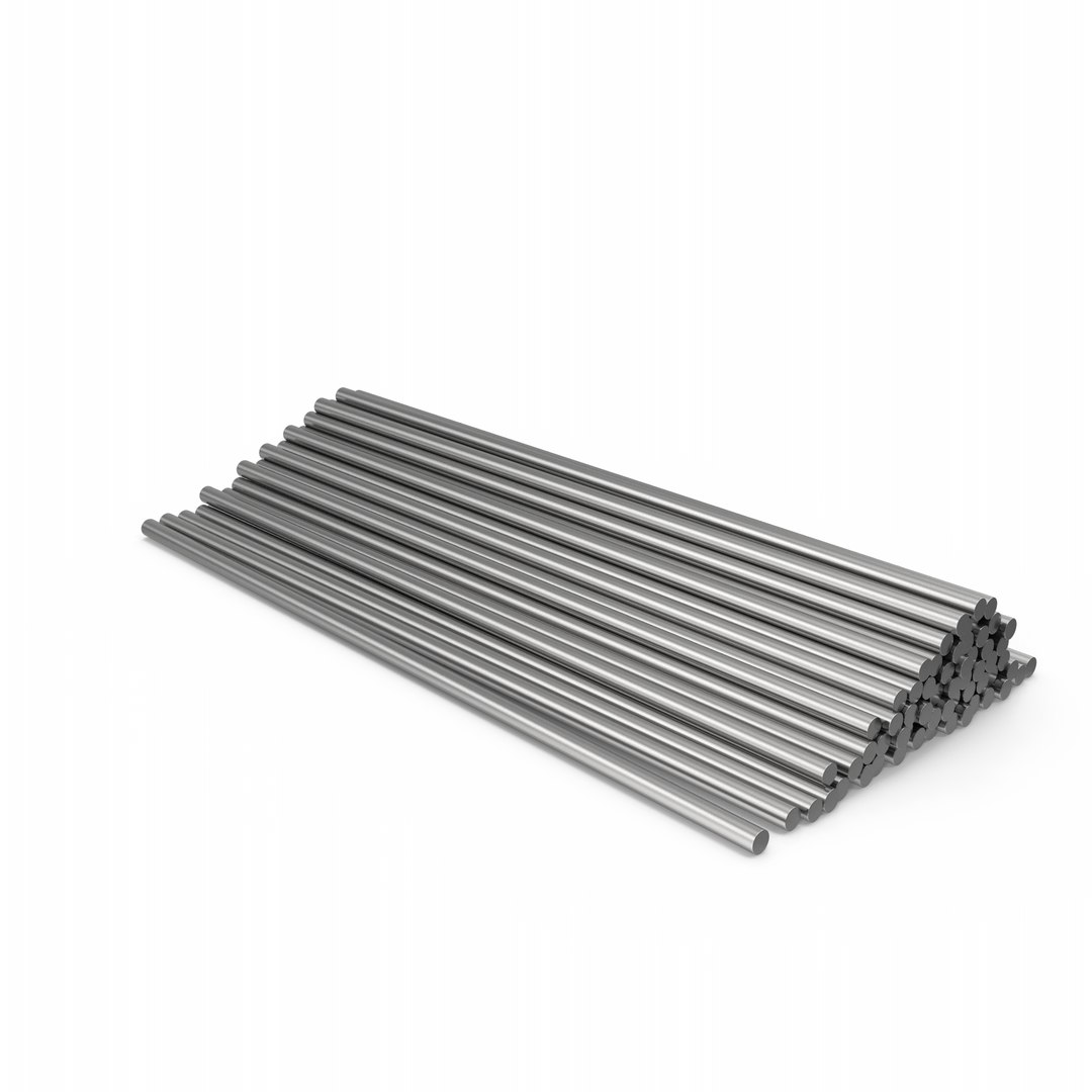 3D Steel Round Bars - TurboSquid 2090860