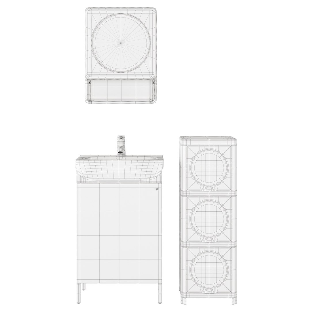 3D Bathroom Furniture Nysjon Ivosjon By Ikea - TurboSquid 2360809