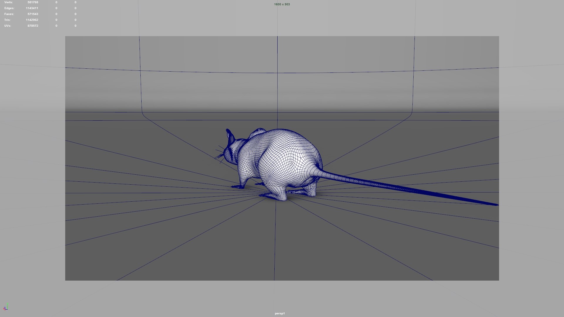 Mouse Fur Rig Model - TurboSquid 1410504