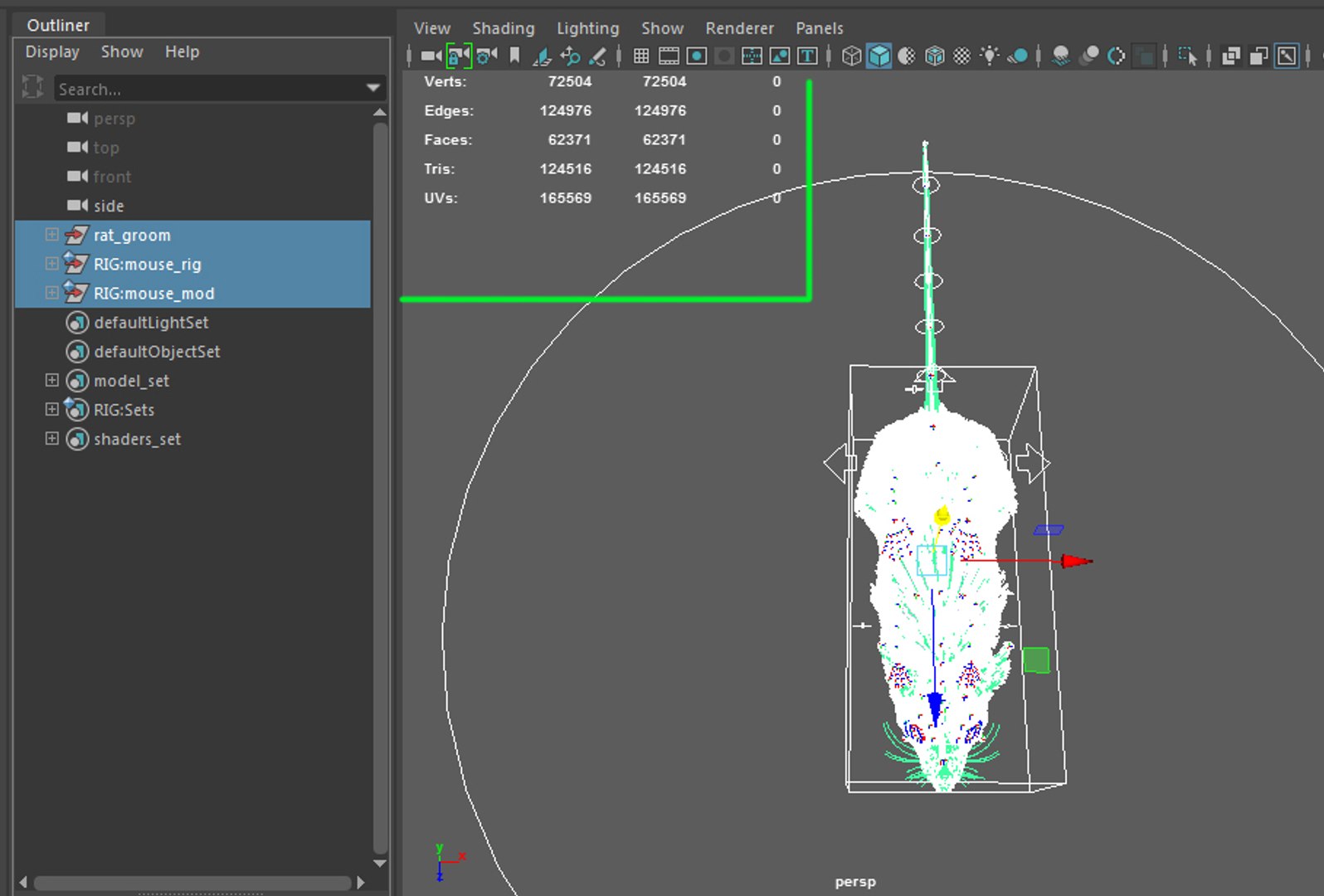 Mouse Fur Rig Model - TurboSquid 1410504