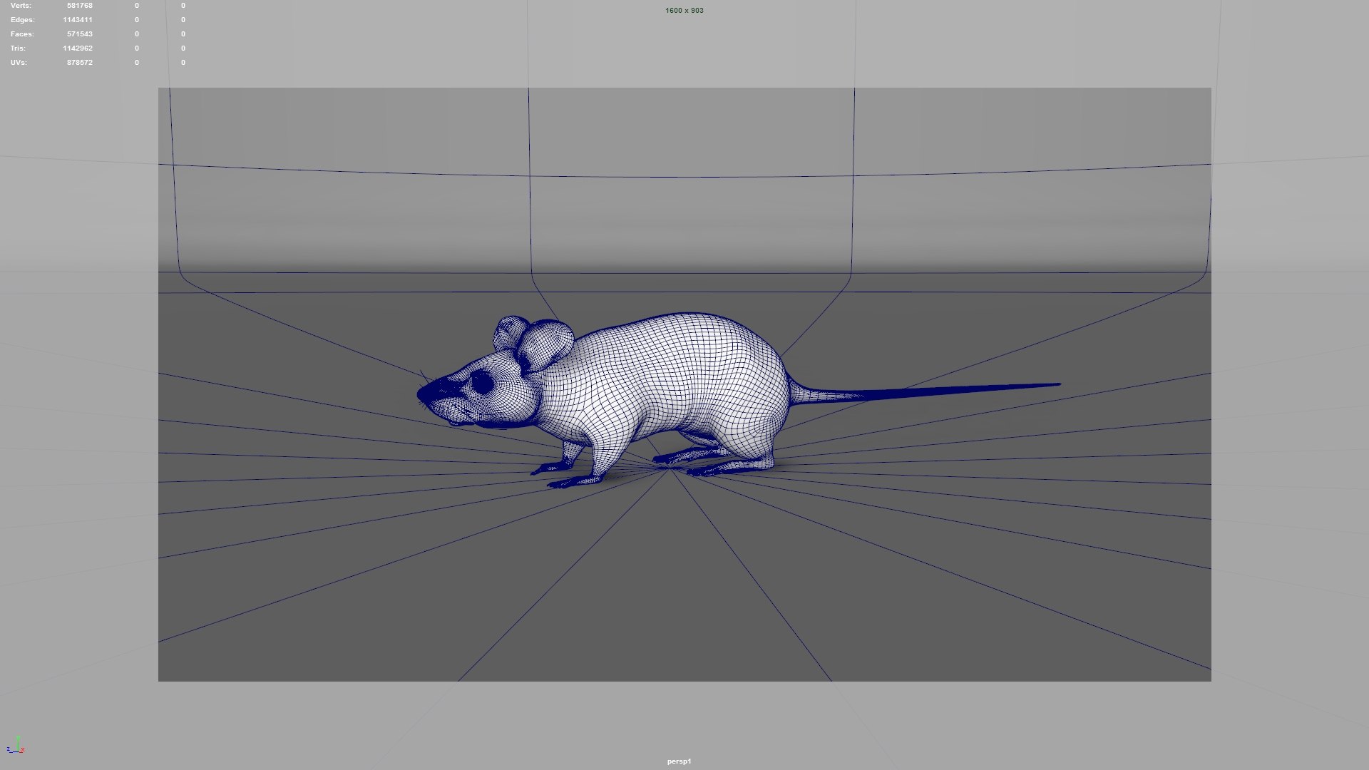 Mouse Fur Rig Model - TurboSquid 1410504