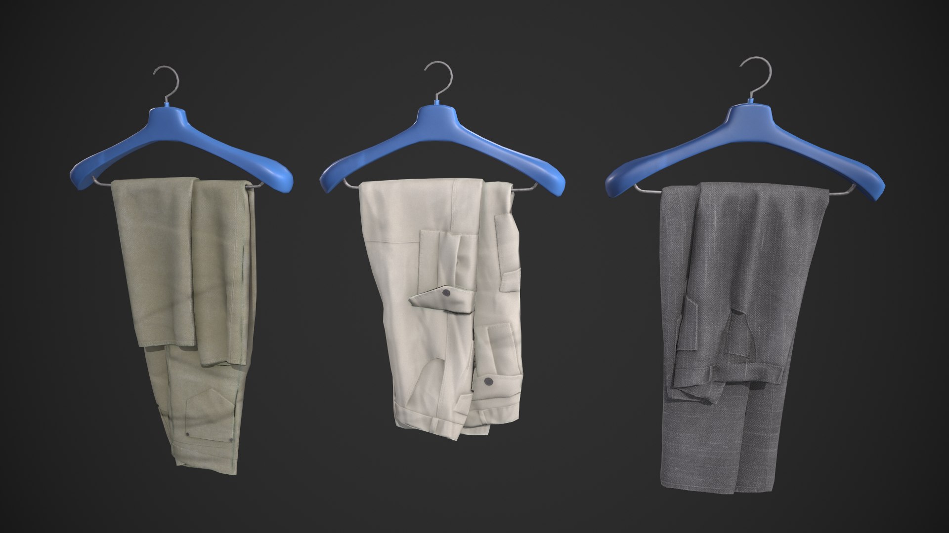 Hanging Pants Model - TurboSquid 2114614