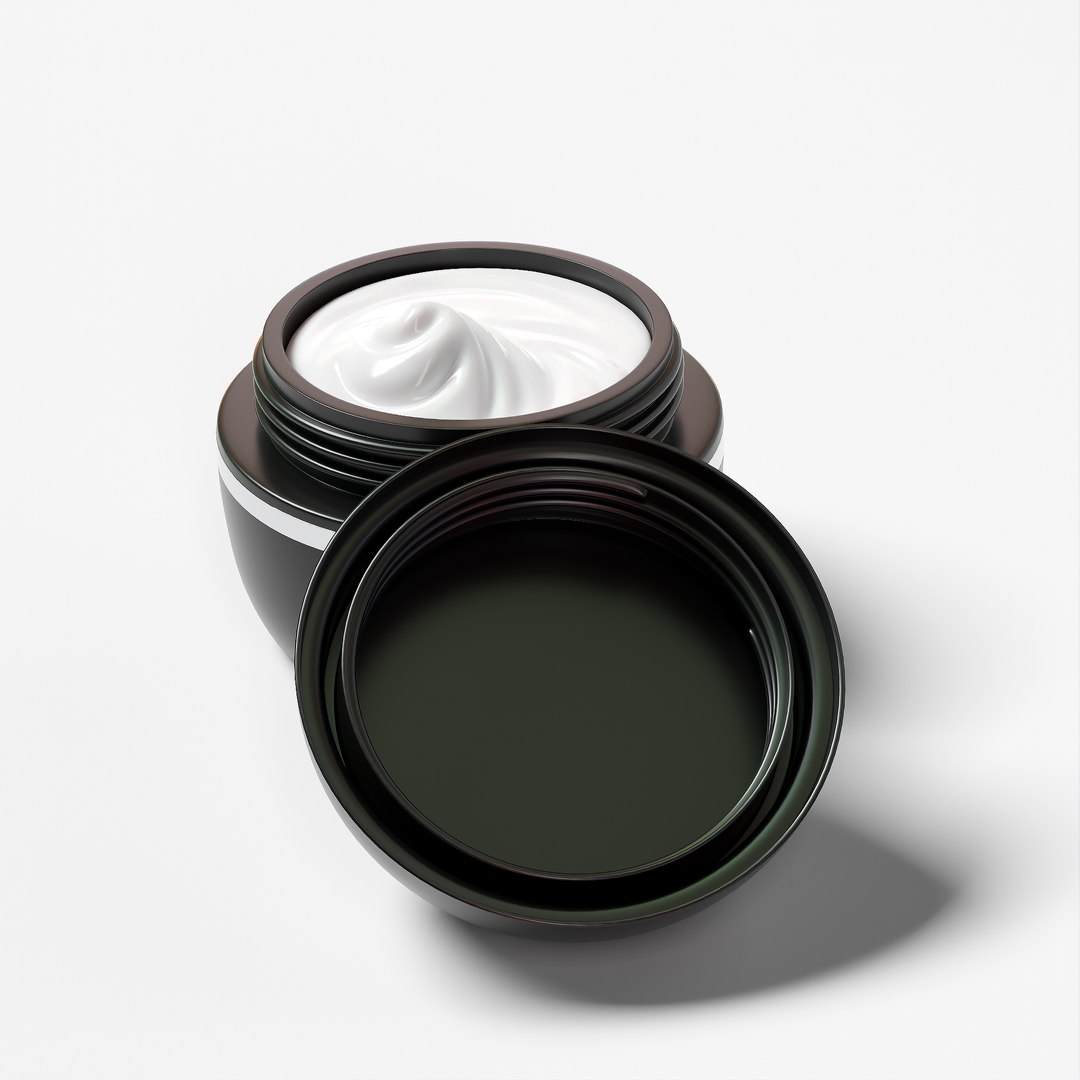 3D Cream Jar 28 Model - TurboSquid 1965846