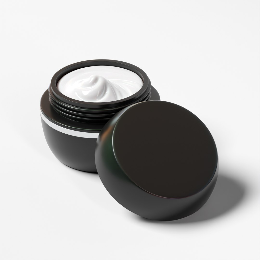 3D Cream Jar 28 Model - TurboSquid 1965846
