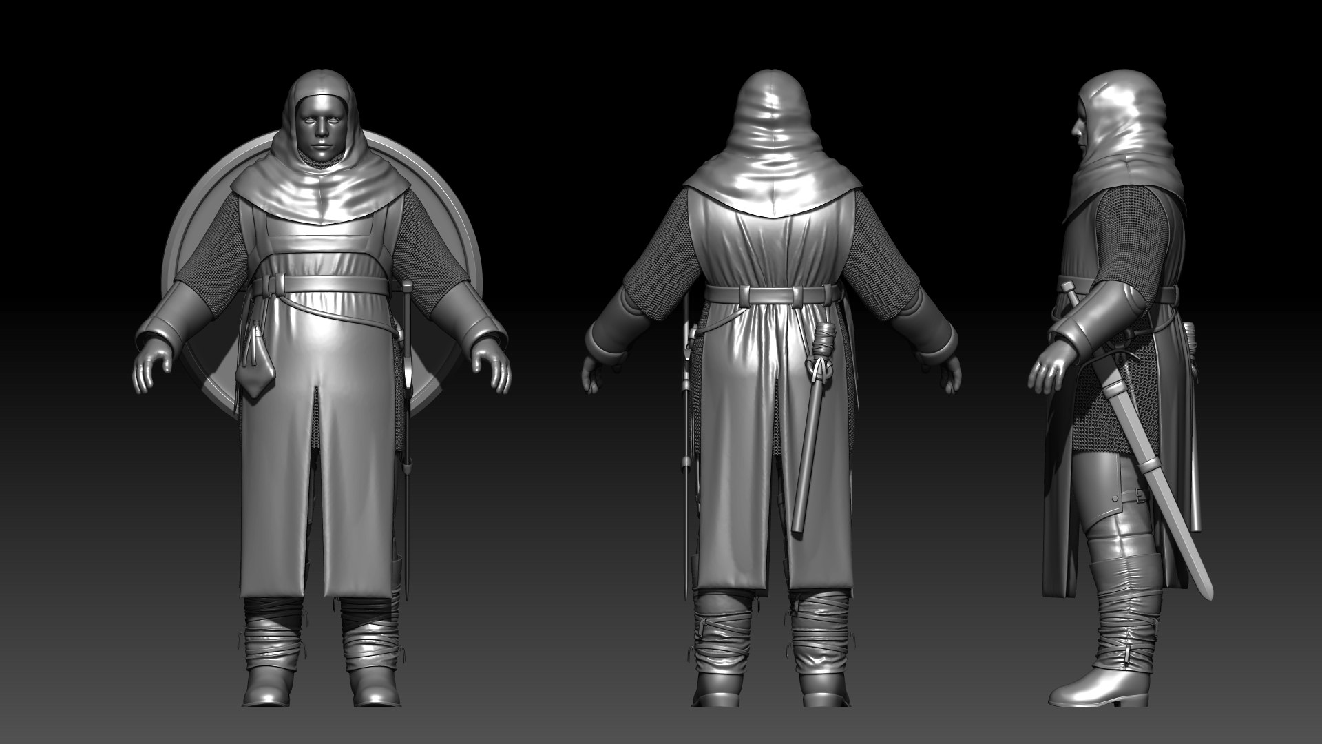 3D Model TAB Medieval Knight - 8 - TurboSquid 2238617