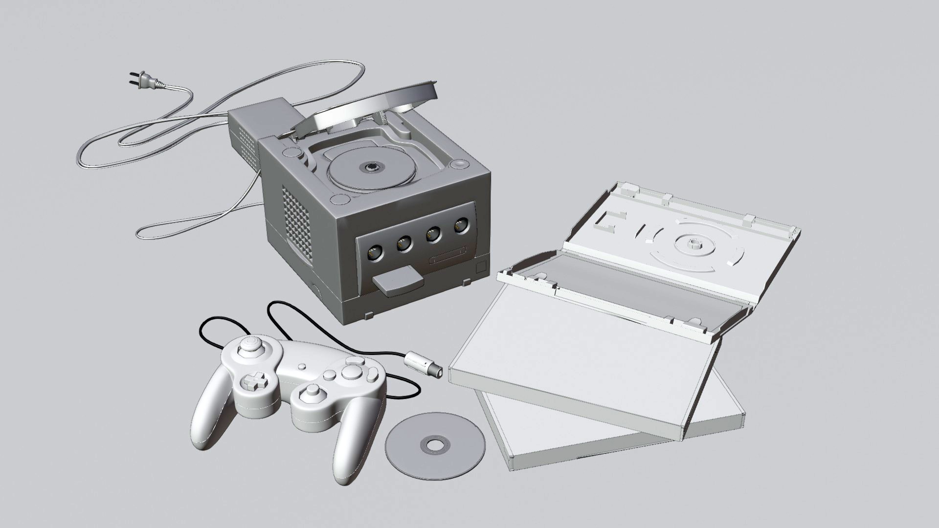 Nintendo GameCube Collection 3D - TurboSquid 1869284