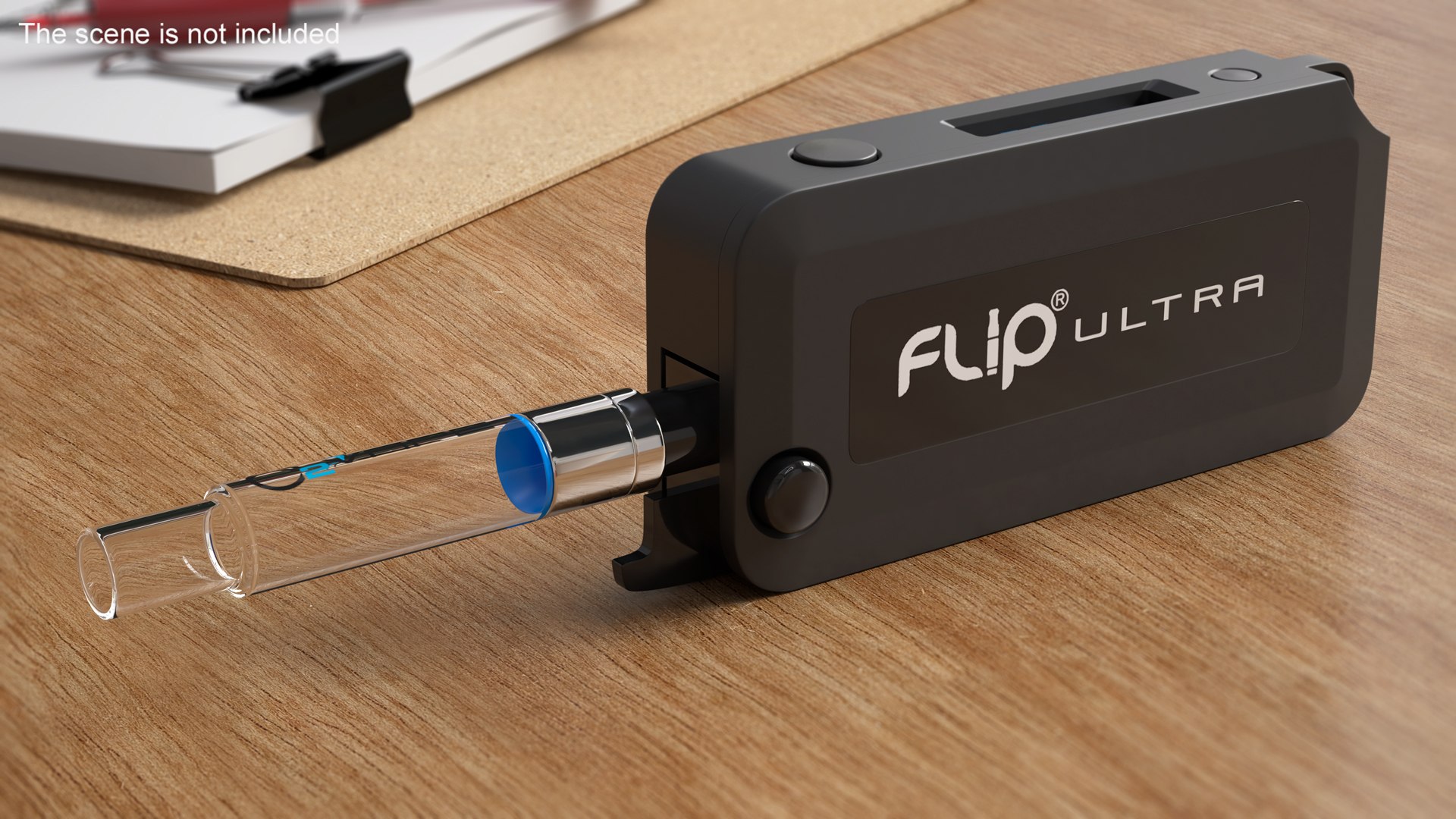 3D Model Vape Mod O2VAPE Flip Ultra Open Black - TurboSquid 2189630