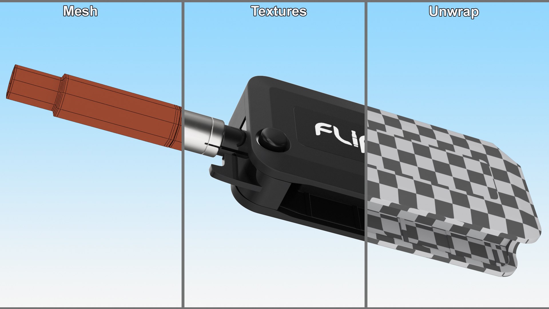 3D Model Vape Mod O2VAPE Flip Ultra Open Black - TurboSquid 2189630