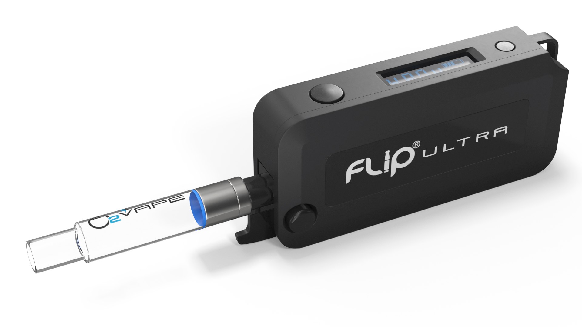 3D Model Vape Mod O2VAPE Flip Ultra Open Black - TurboSquid 2189630