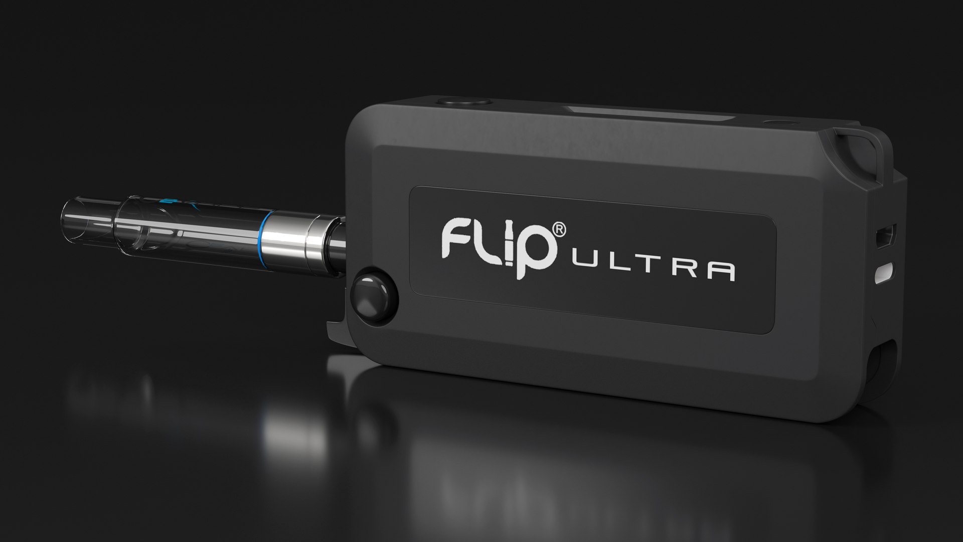 3D Model Vape Mod O2VAPE Flip Ultra Open Black - TurboSquid 2189630