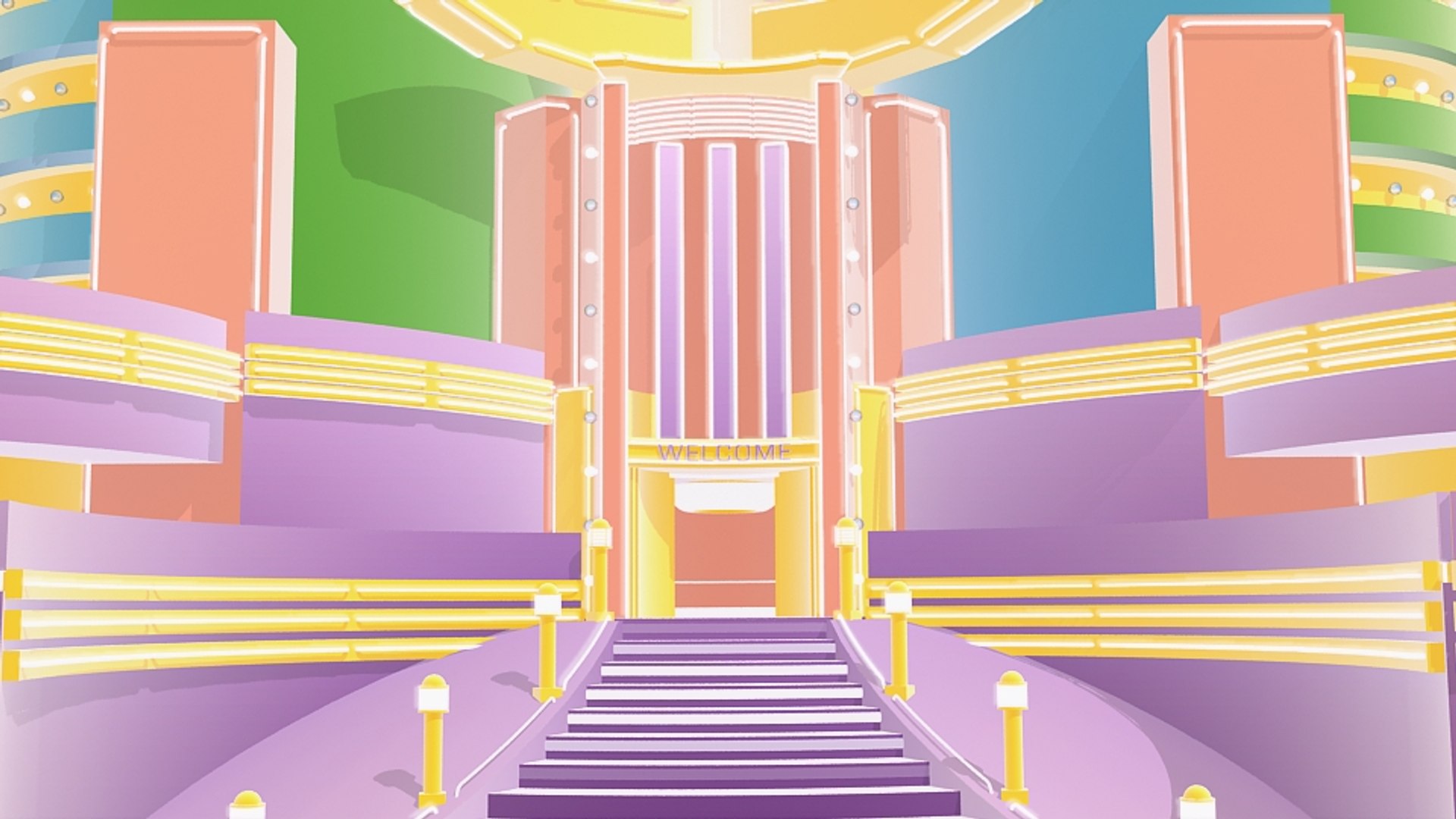 animation lucky 3d model