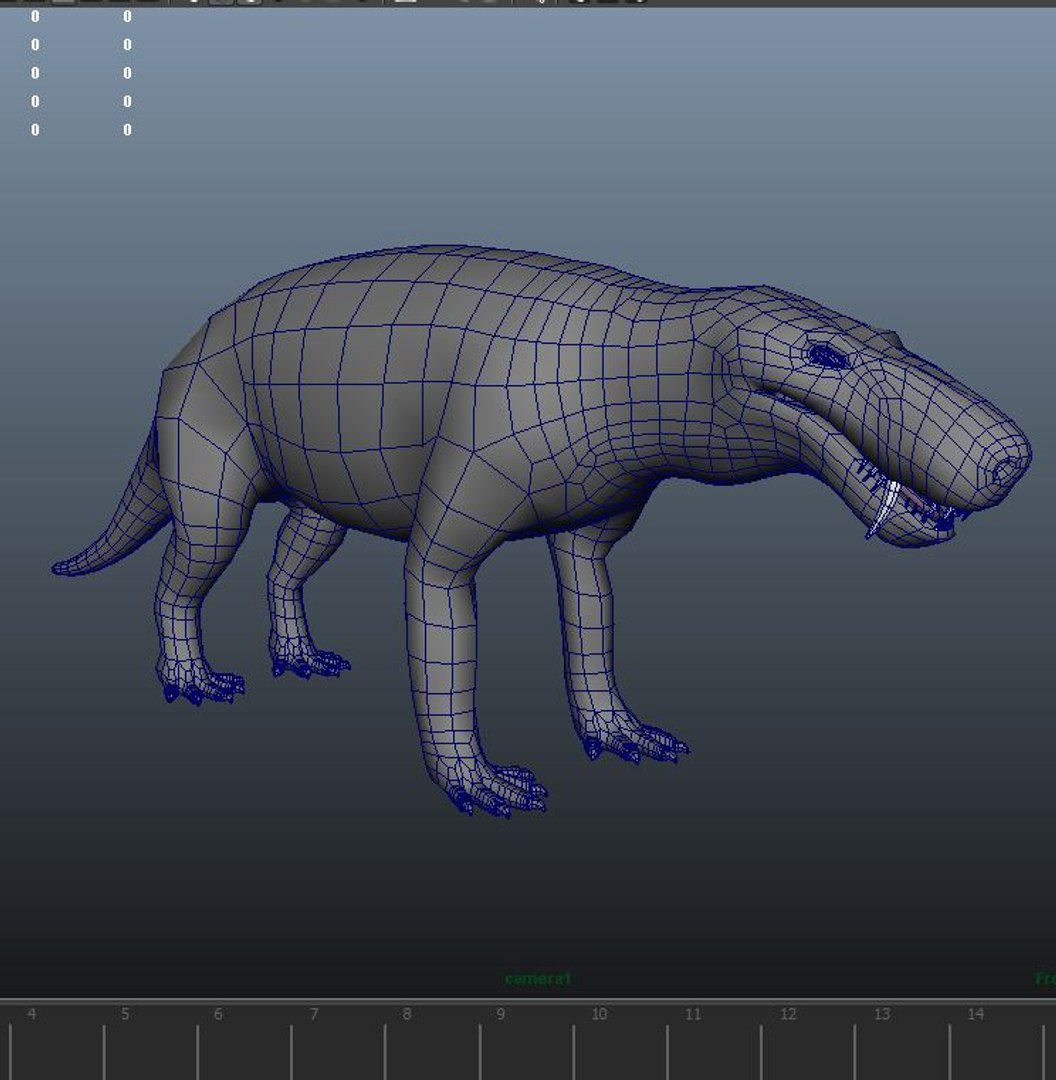 3d Model Rigged Arctops