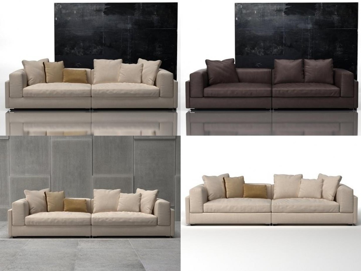 Alison sofa model - TurboSquid 1177114