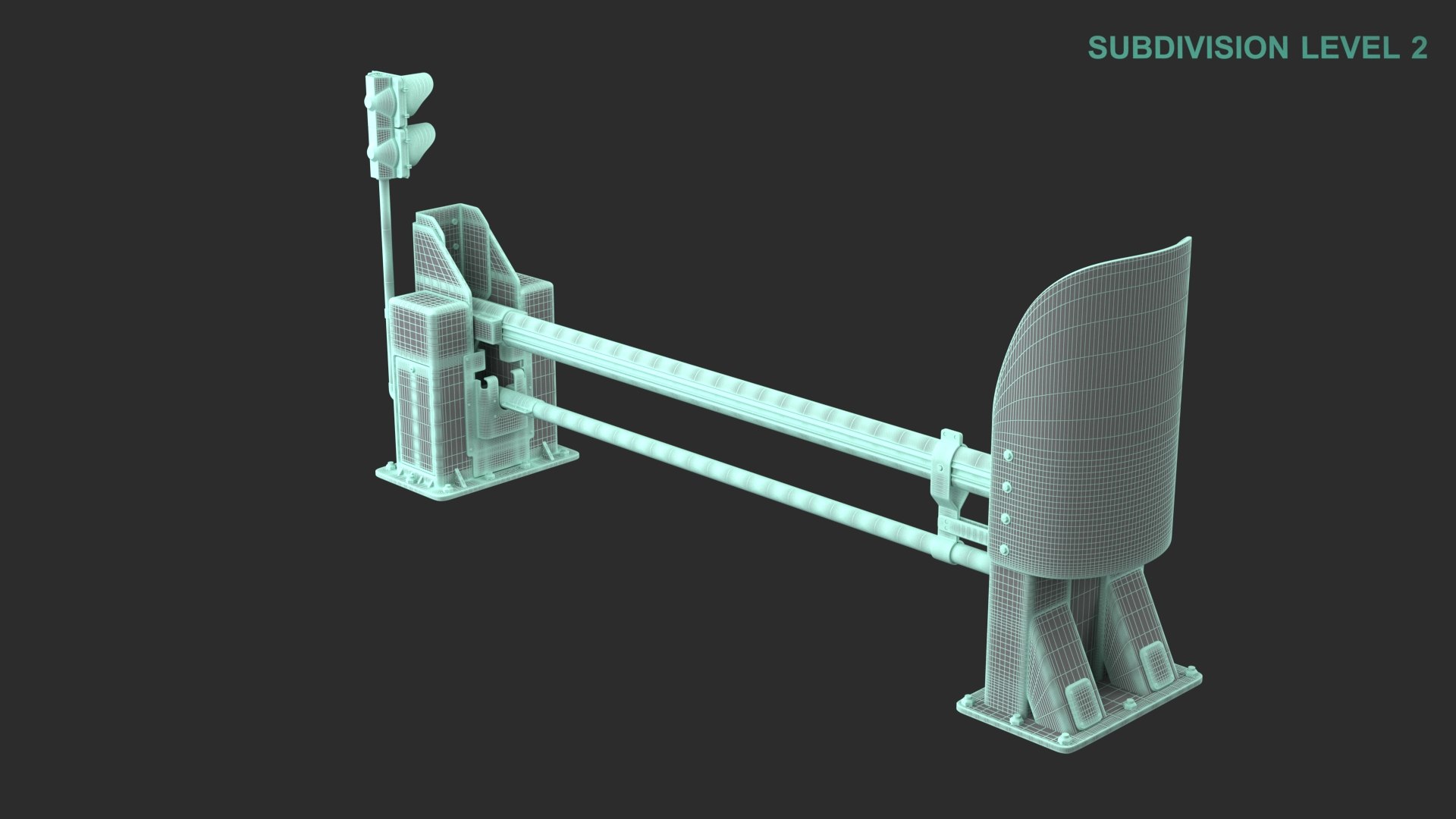 Traffic Barrier 3D Model - TurboSquid 2203046