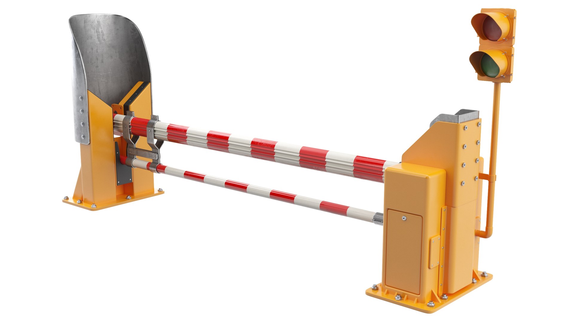 Traffic Barrier 3D Model - TurboSquid 2203046