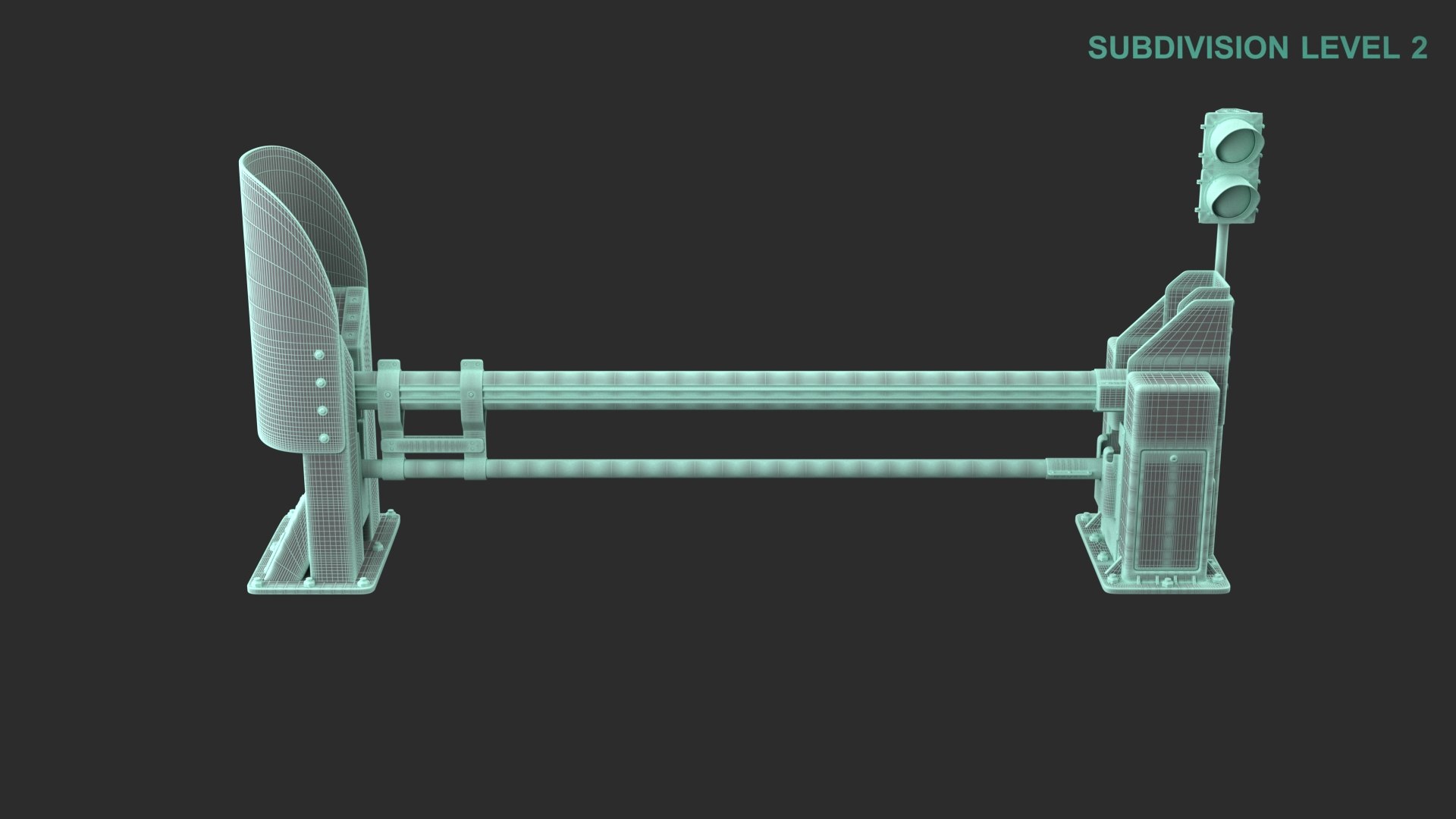 Traffic Barrier 3D Model - TurboSquid 2203046
