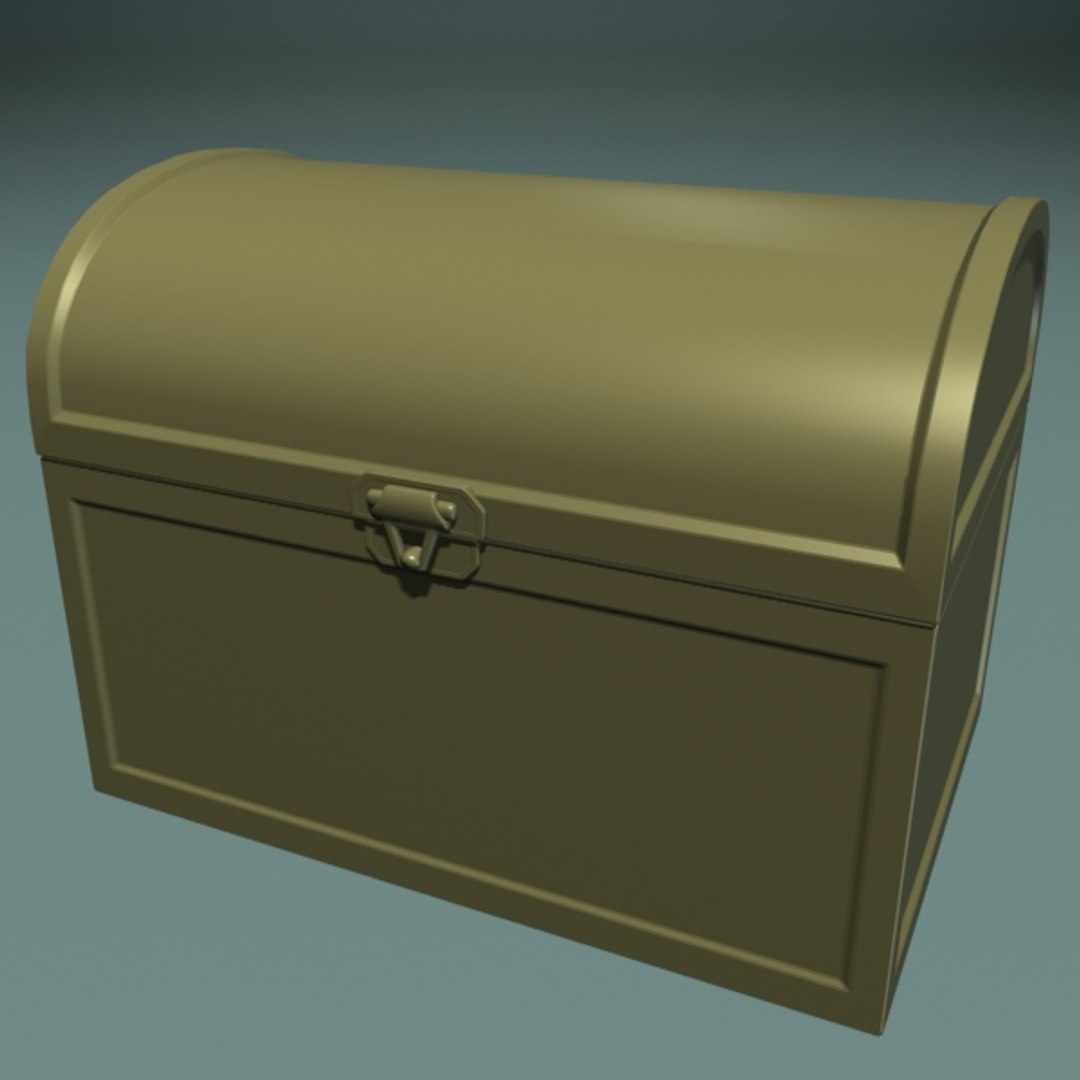 3d Treasure Chest Model