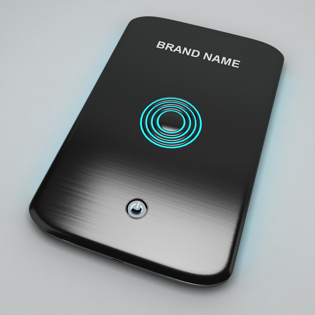 3d Model Of Power Bank