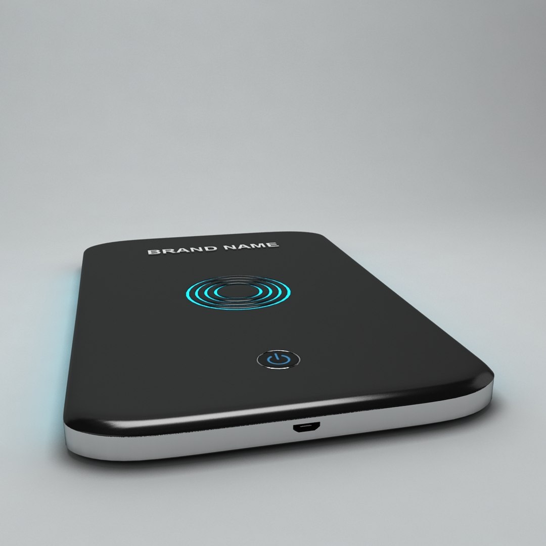 3d Model Of Power Bank