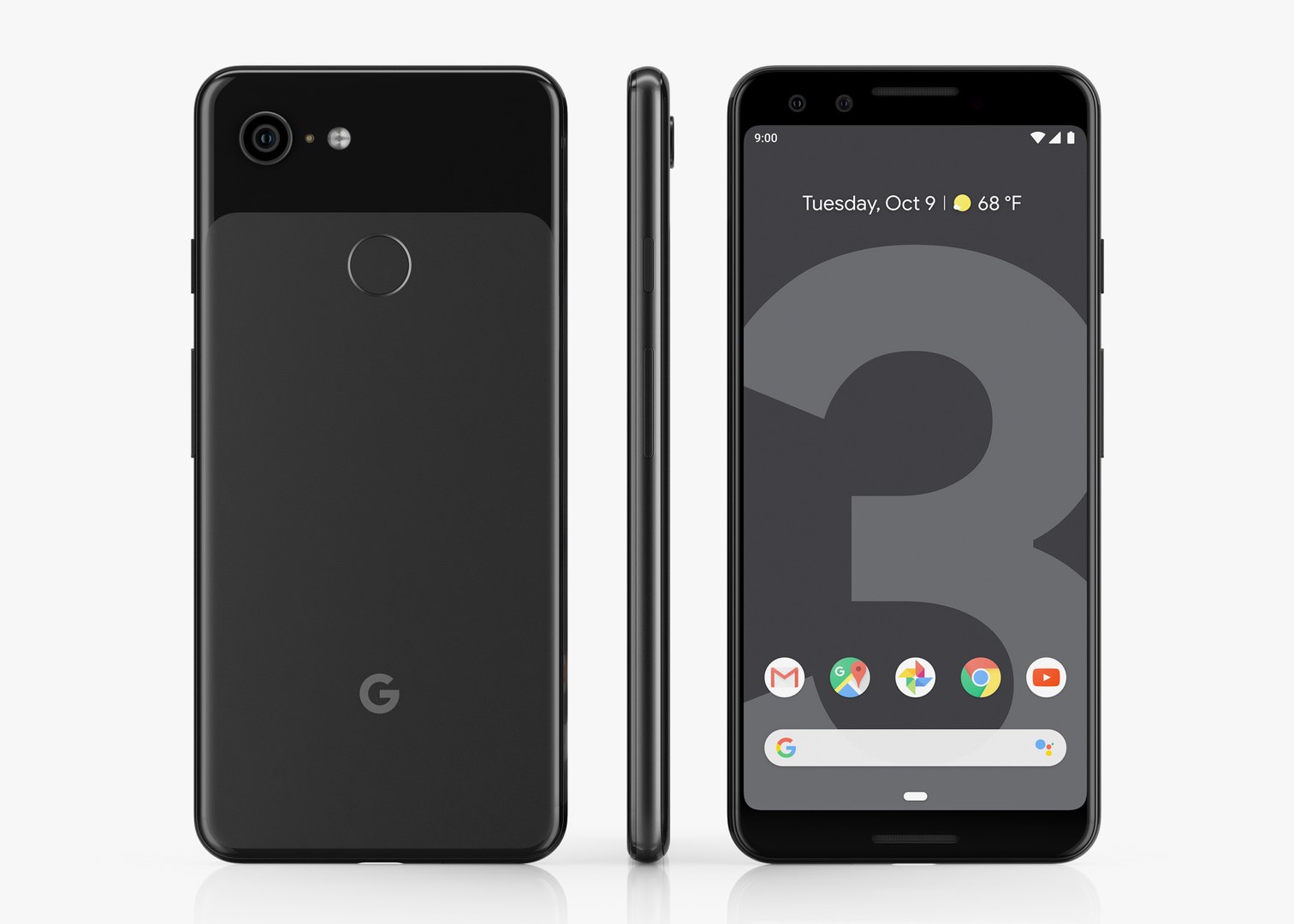 3D Google Pixel 3 Color Model - TurboSquid 1342225