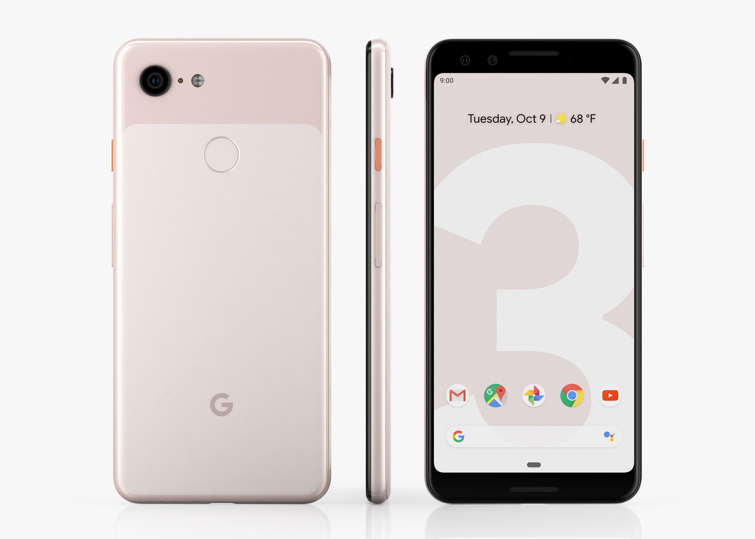 3D Google Pixel 3 Color Model - TurboSquid 1342225
