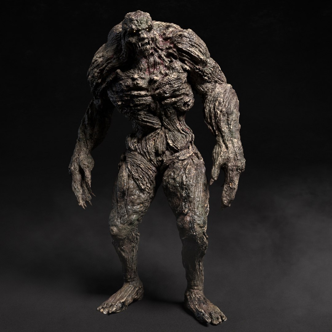 Mud Monster Creature Model - TurboSquid 1785184
