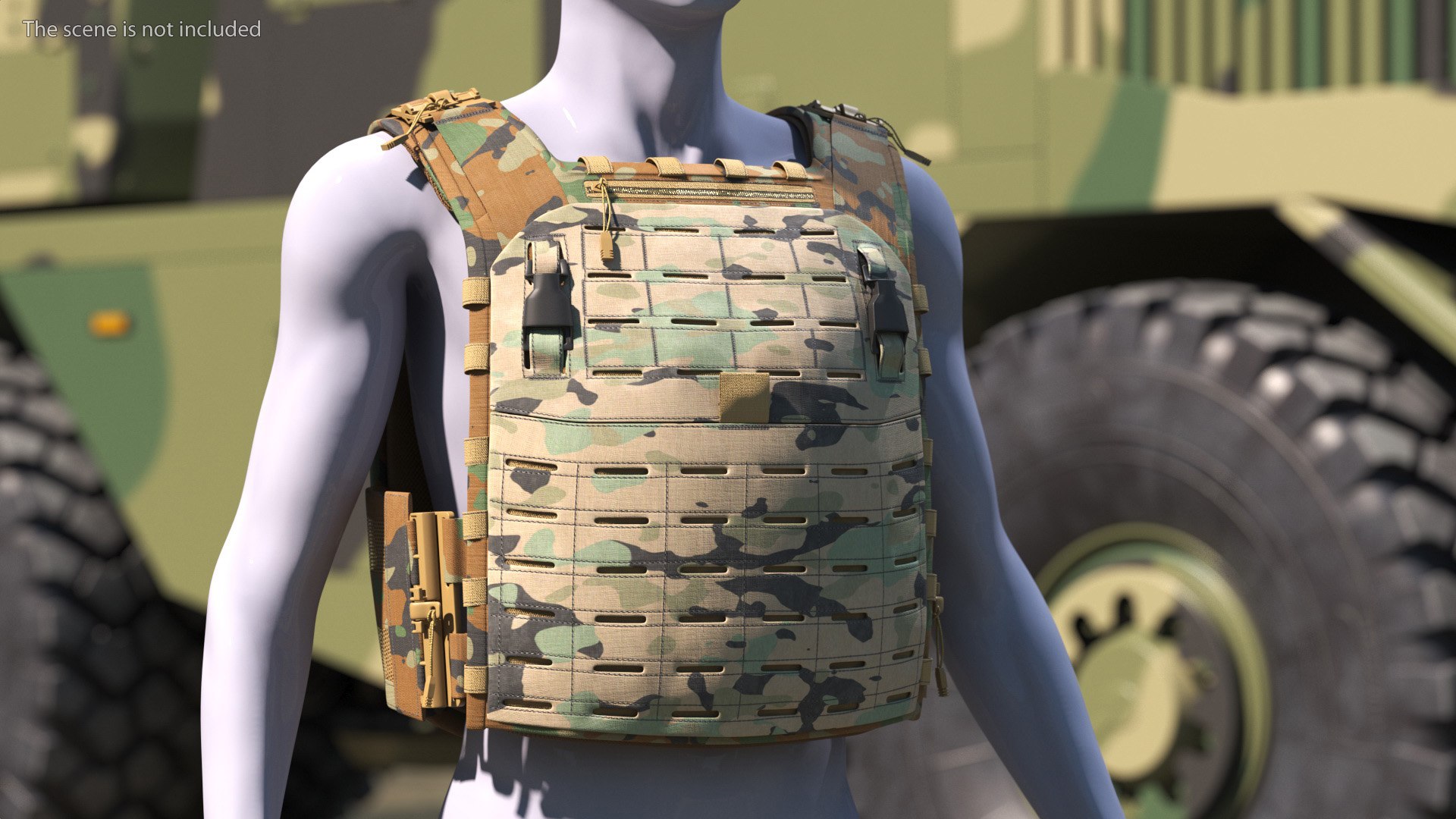 Tactical Body Armor Vest 3D - TurboSquid 2342368