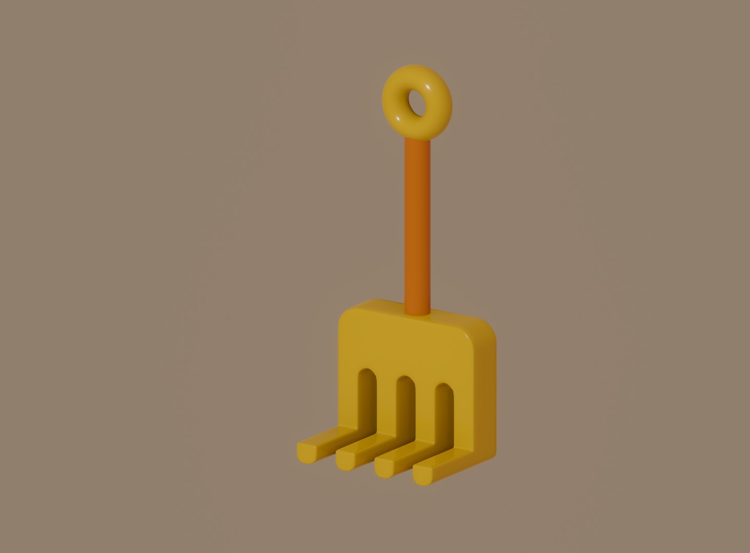 Toy Rake 3D Model - TurboSquid 1869526